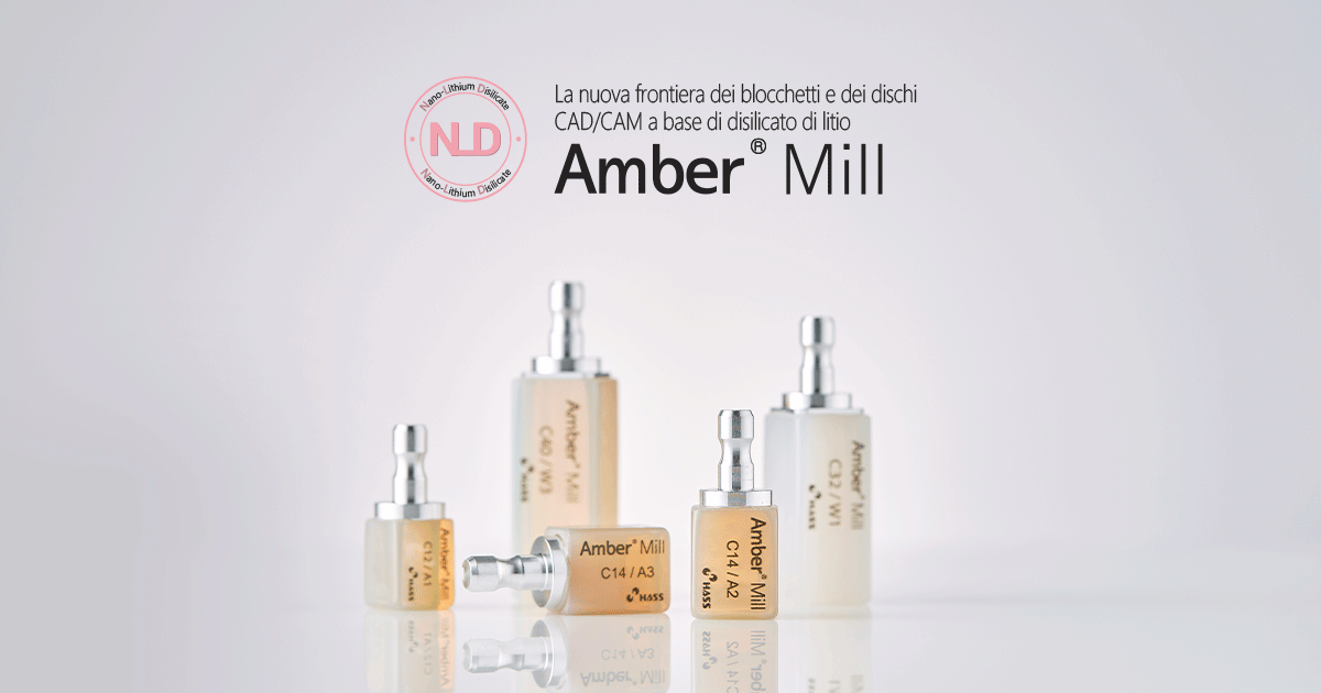 Blocchetti e CAD/CAM a base di disilicato di litio - Amber Mill - Yen co